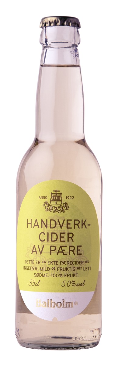 Balholm Handverkcider av pære - Vinmonopolet