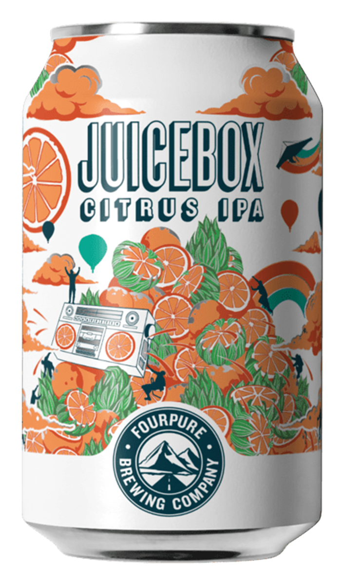 Fourpure Juicebox Citrus IPA - Vinmonopolet