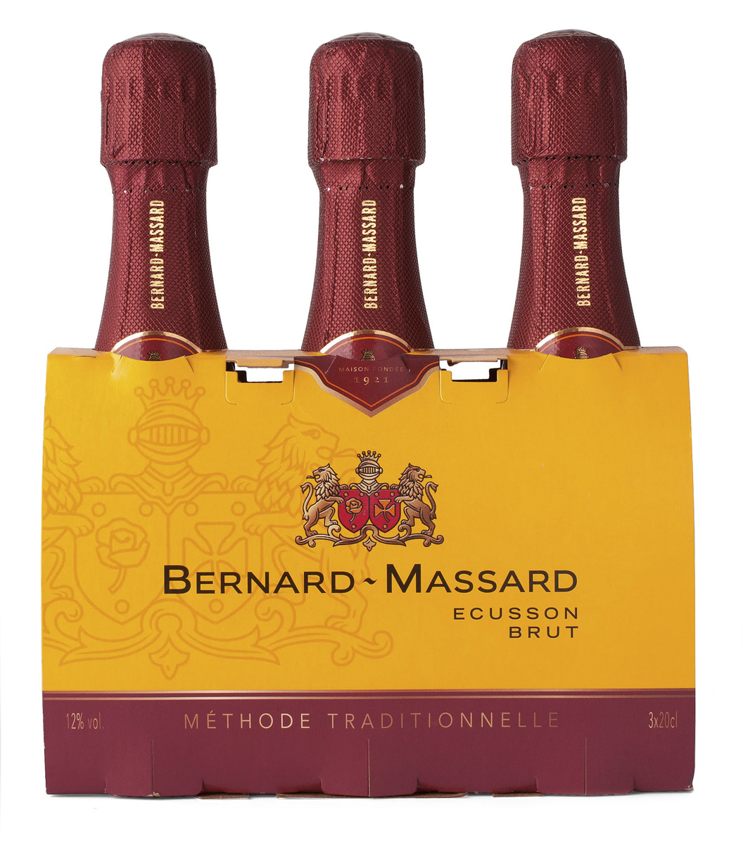 Bernard Massard Ecusson Brut 3x20cl Vinmonopolet