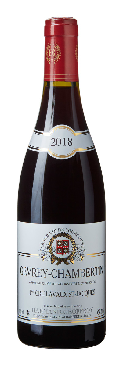Harmand-Geoffroy Gevrey-Chambertin 1er Cru Lavaux St-Jacques 2018 ...