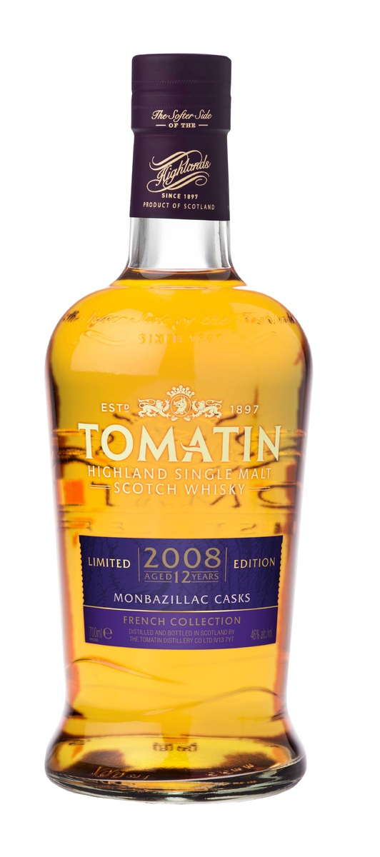 Tomatin 12 YO 2008 French Collection Sauternes Cask - Vinmonopolet