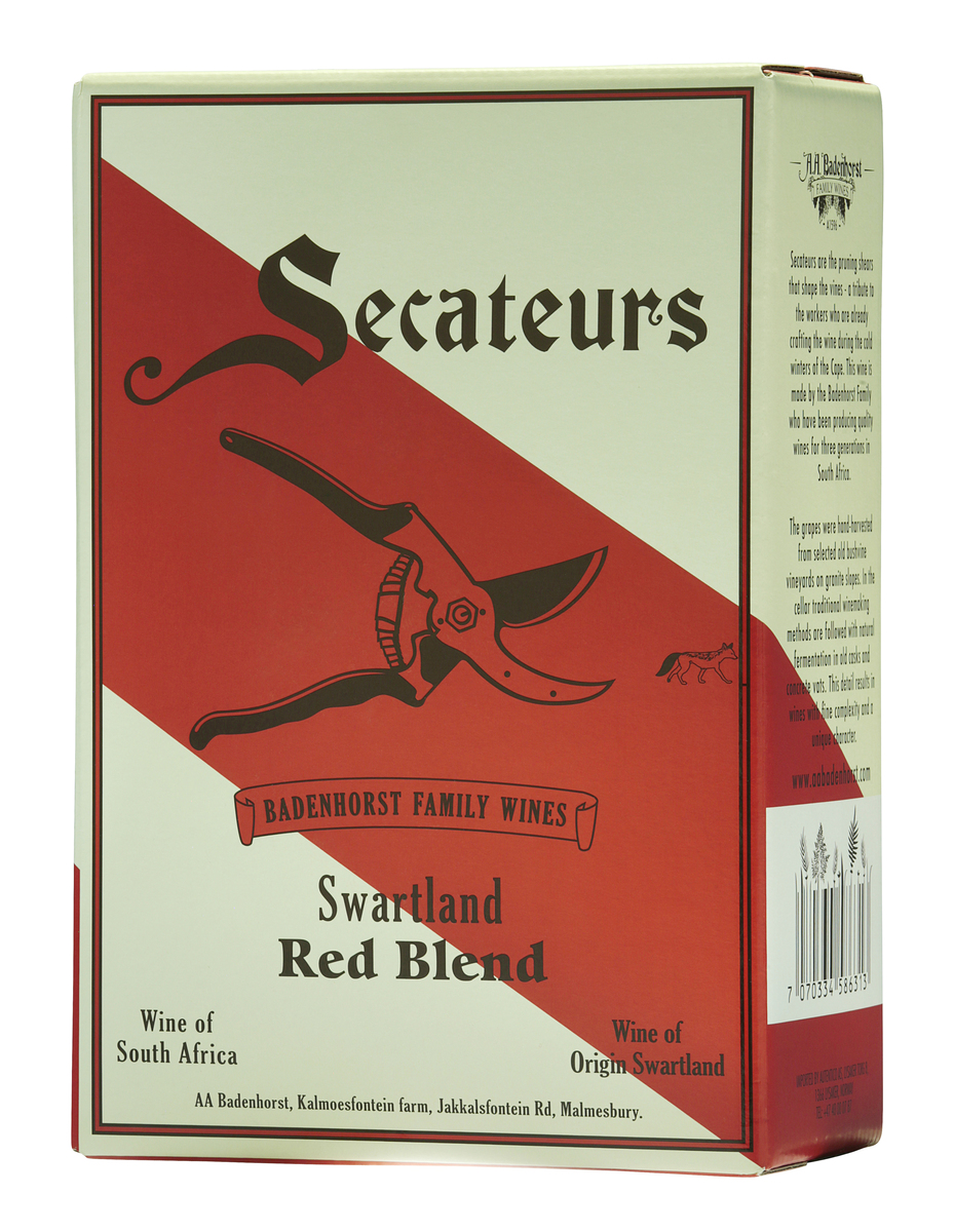 A.A.Badenhorst Secateurs Red Blend - Vinmonopolet