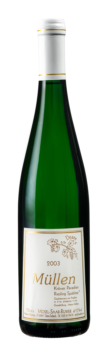 Martin Müllen Kröver Paradies Riesling Spätlese 2003 - Vinmonopolet