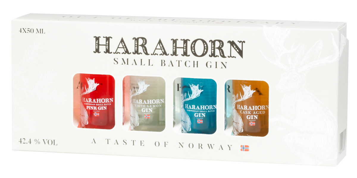 Harahorn Gin (4x5cl) - Vinmonopolet