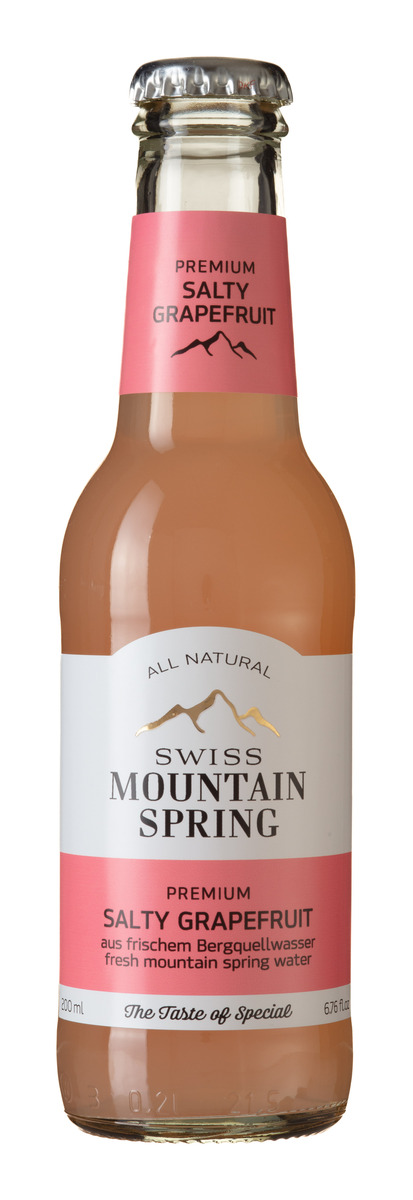 Swiss Mountain Spring Salty Grapefruit Soda - Vinmonopolet