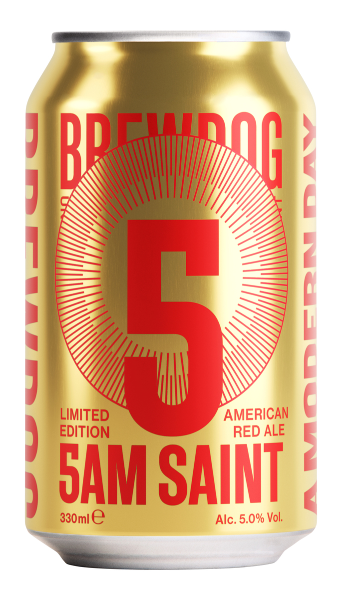 BrewDog 5AM Saint American Red Ale - Vinmonopolet