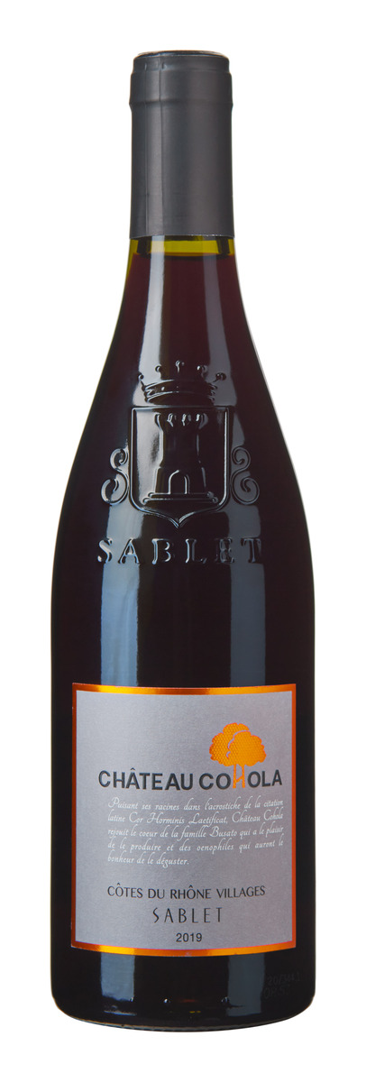 Ch. Cohola Côtes du Rhône Villages Sablet Rouge 2019 - Vinmonopolet