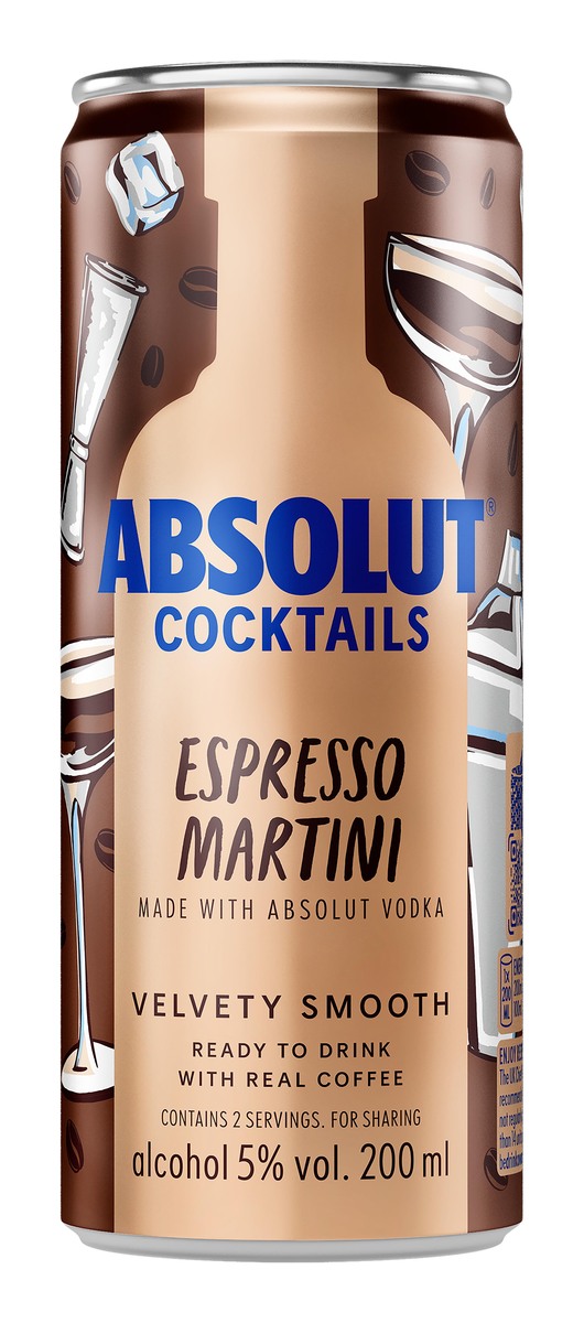 Absolut Cocktails Espresso Martini - Vinmonopolet