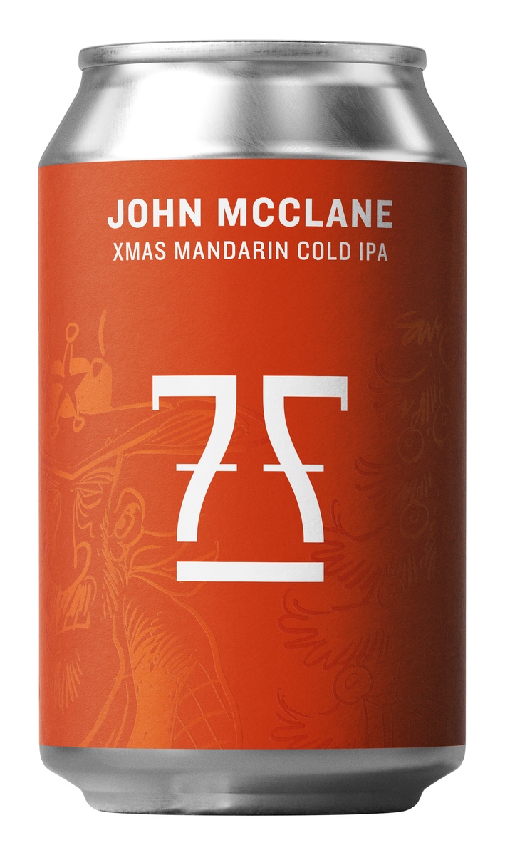 7 Fjell John McClane Xmas Mandarin Cold IPA - Vinmonopolet