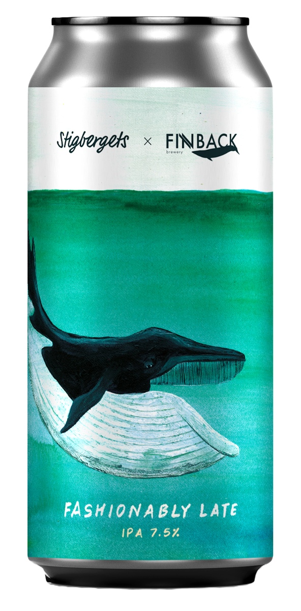 Stigbergets x Finback Fashionably Late IPA - Vinmonopolet