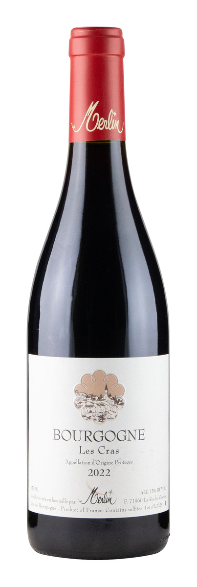 Merlin Bourgogne Rouge Les Cras 2022 - Vinmonopolet