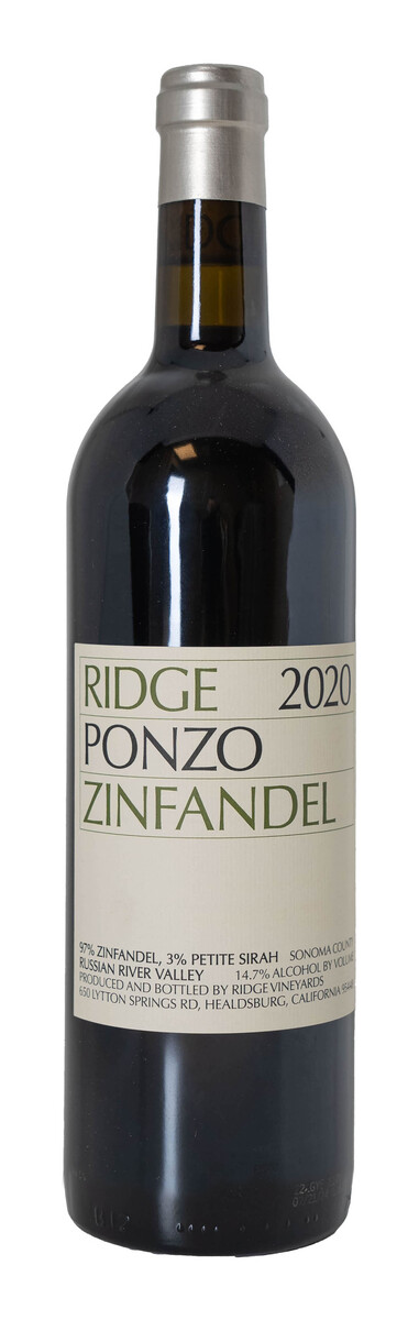 Ridge Ponzo Zinfandel 2020 - Vinmonopolet