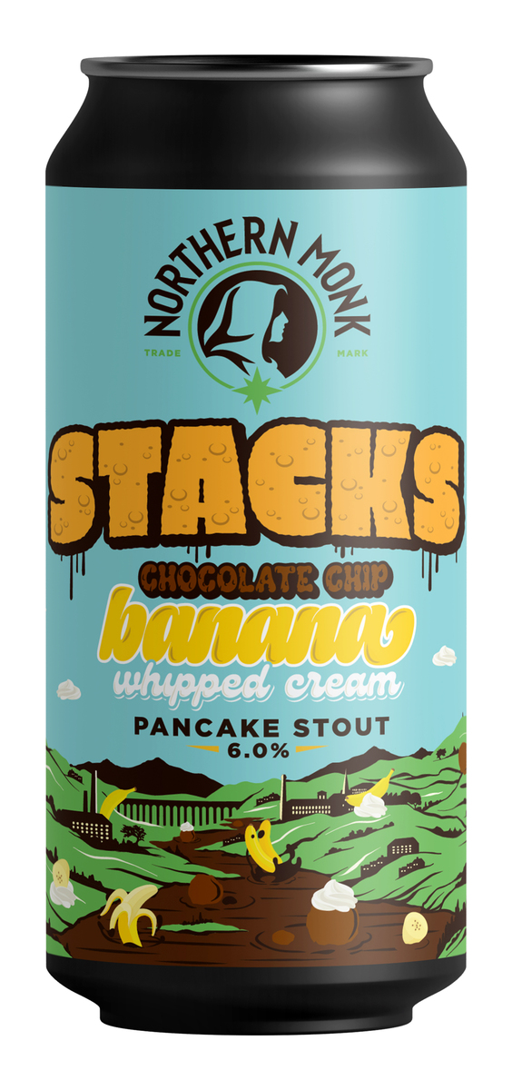 Northern Monk Stacks Chocolate Chip Banana Whipped Cream Pancake Stout ...