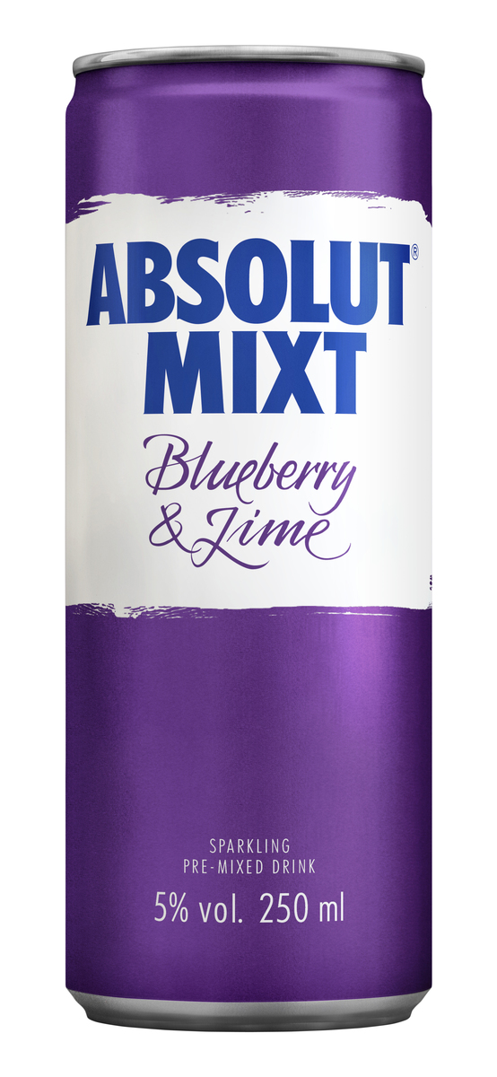 Absolut Mixt Blueberry & Lime - Vinmonopolet