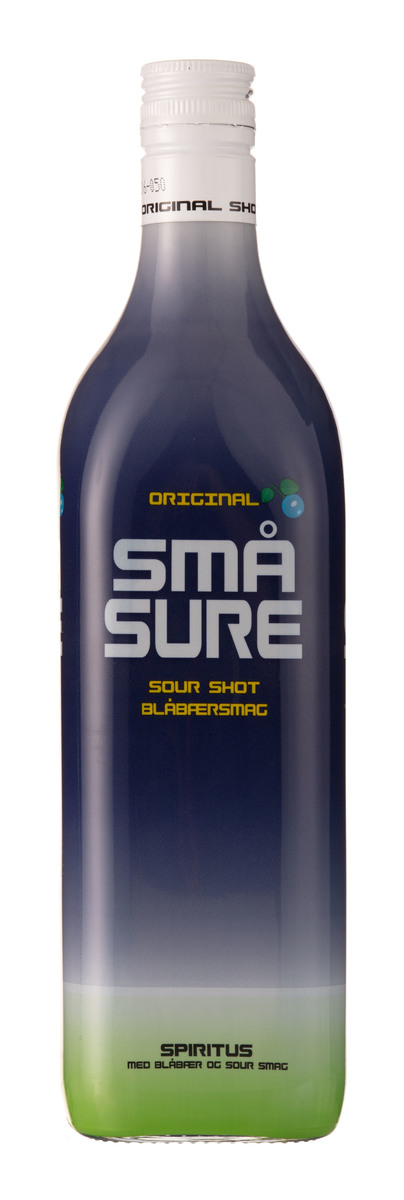 Små Sure Sour Shot Blåbær - Vinmonopolet